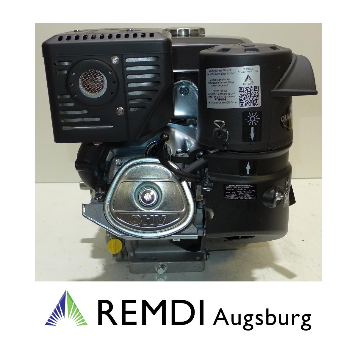 Kohler Industrie Motor ca. 14 PS(HP) CH440 Serie Welle Konisch für Ei ...